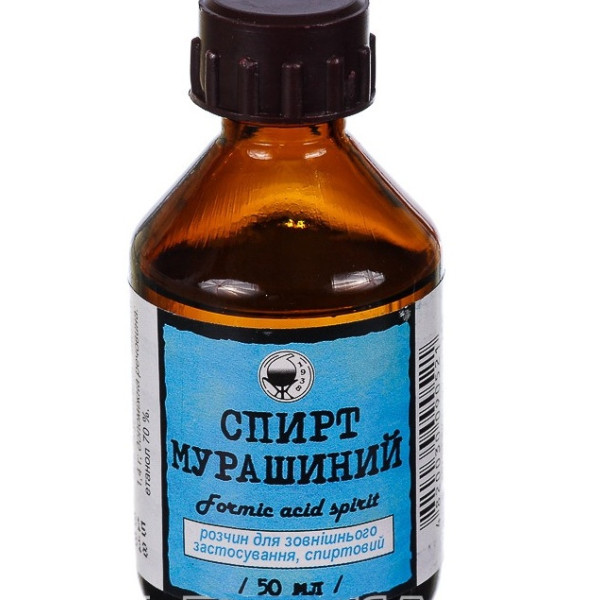 Ant Spirit solut 50ml ACIDUM FORMICUM Муравьинный спирт