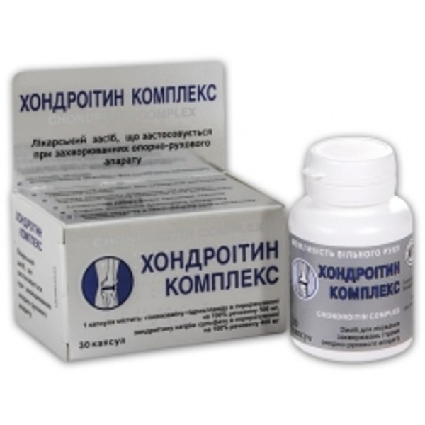 Chondroitin Complex 30 capsules COMB DRUG Хондроитин комплекс - Medicaments