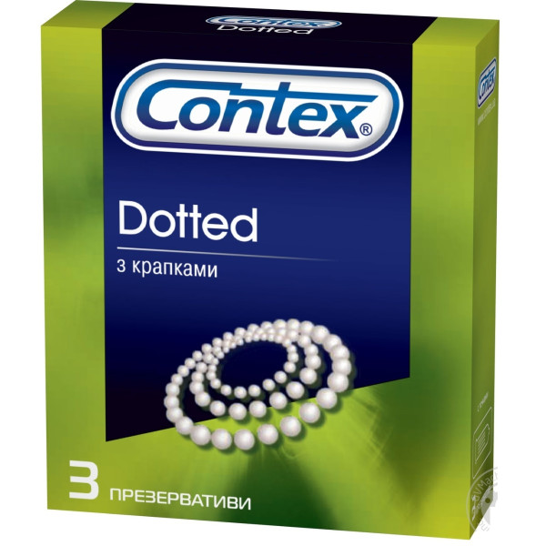 Contex Condoms Dotted EVRO 3 condoms Презервативы Contex с точками ...