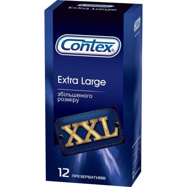 Contex Condoms Extra large XXL evro 3 condoms or 12 condoms Презервативы Contex Extra large XXL ...