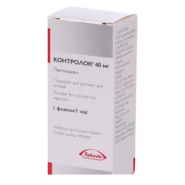 CONTROLOC powder for injection solution 40mg pantoprazole Stomach ...