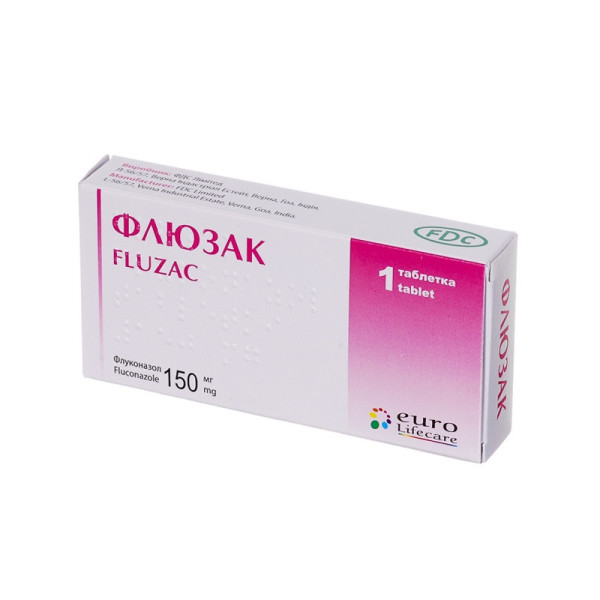 Fluzac 1 tabl 150 mg FLUCONAZOLUM Флюзак - Medicaments