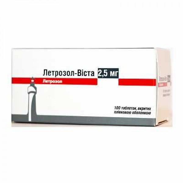 Letrozol Vista 30 tablets or 100 tablets 2.5mg letrozole Breast cancer ...