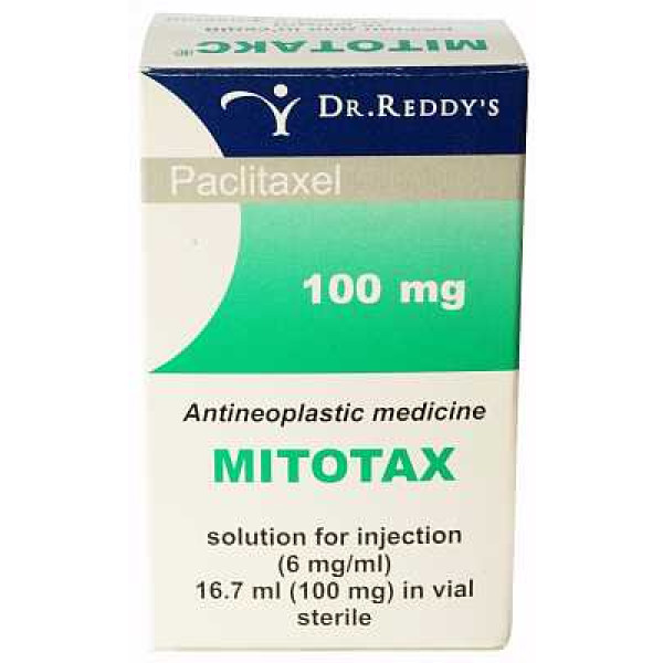 Mitotax solution for injection 16.7 ml 100 mg paclitaxel Cancer Митотакс