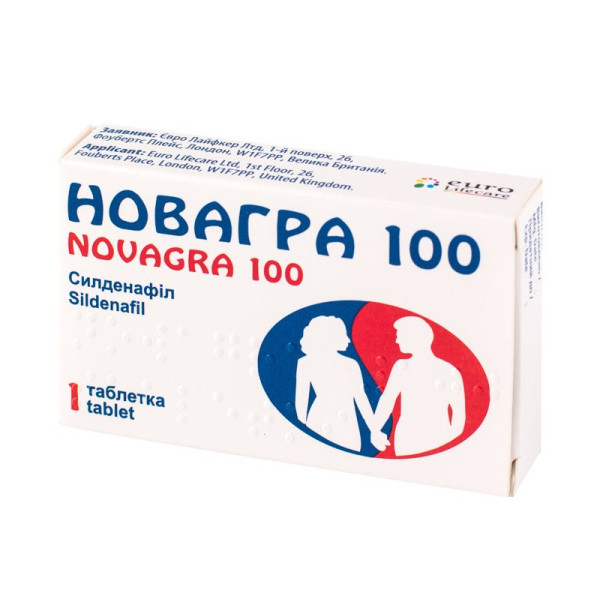 Novagra 1 tablet 50mg & 100mg Sildenafil Новагра Viagra substitute ...