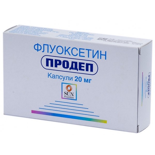 Prodep 60 capsules 20mg Fluoxetine Depression episodes Продеп - Medicaments