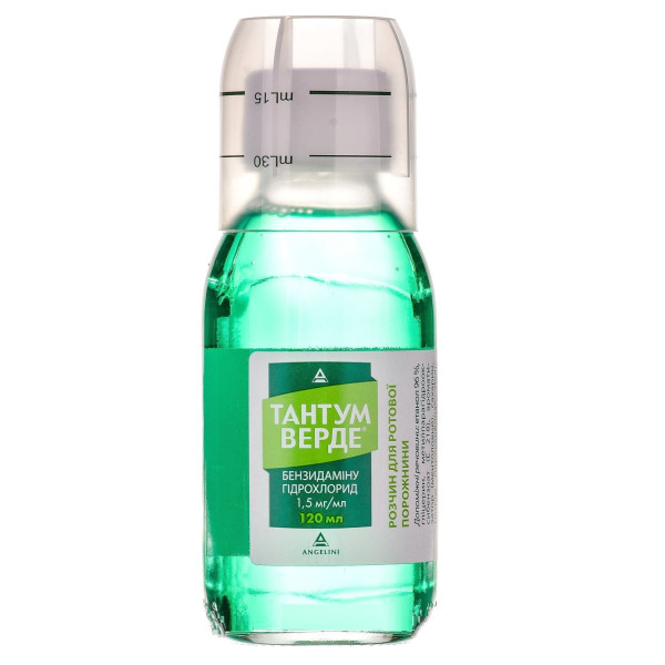 Tantum Verde throat solution 120 ml Oropharynx Inflammation Тантум ...