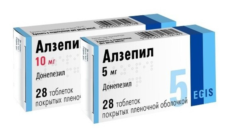 Alzepil 28 tablets 5mg & 10mg Donepezil Alzheimer's disease Алзепил ...
