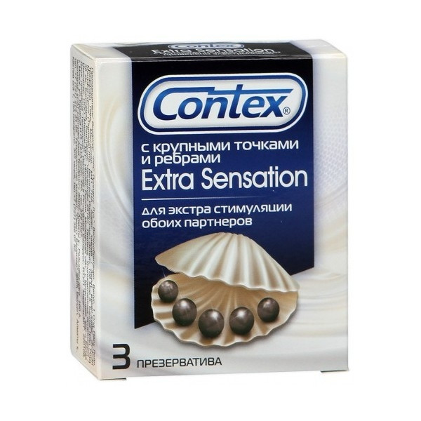 Contex Condoms Extra Sensation evro 3 condoms / 12 condoms Презервативы ...