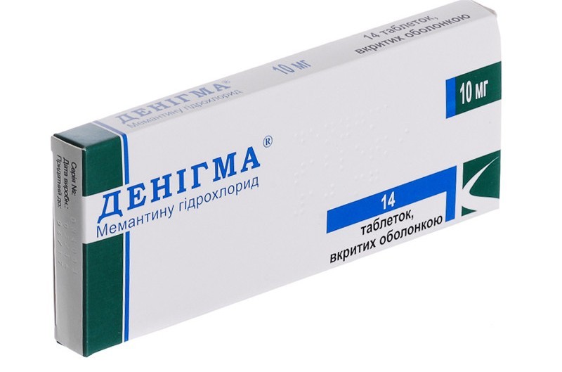 Denigma 14 tabelets 10mg Memantine Денигма Alzheimer disease - Medicaments