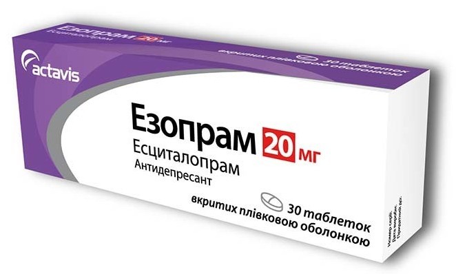 Esopram 30 tablets 20mg Escitalopram Эзопрам Depression - Psychological ...