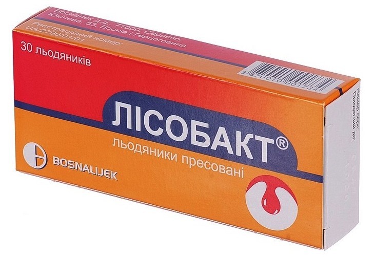 Lisobact Lysobact 30 tablets throat lozenges Sore Throat Лиcобакт - For ...