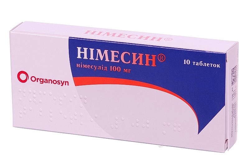 Nimesyn 10 tabl 100mg NIMESULIDUM Нимесин