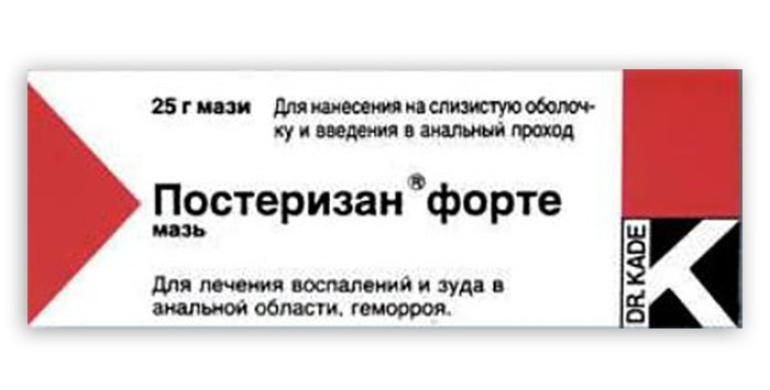 Posterisan Forte ointment 25g tube Постеризан форте Hemorrhoid ...