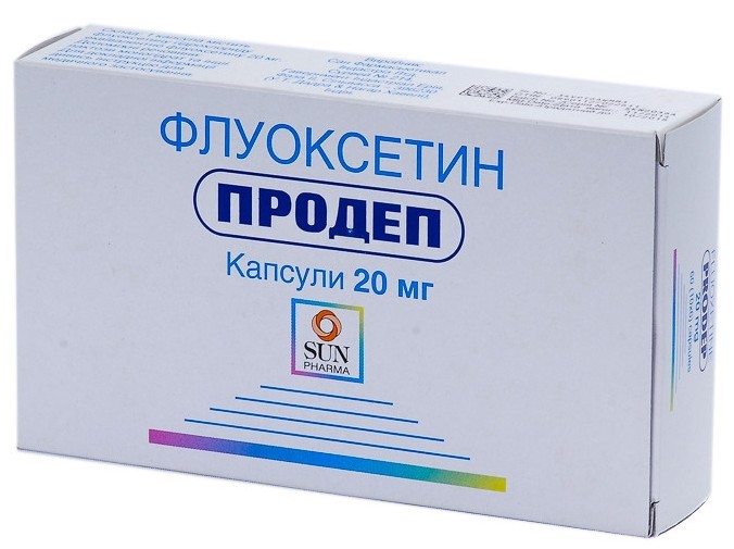 Prodep 60 capsules 20mg Fluoxetine Depression episodes Продеп - Medicaments
