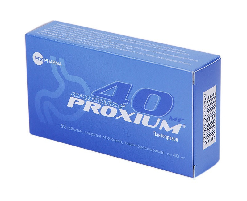 Proxium 32 tablets 40mg pantoprazole Stomach ulcer Проксиум
