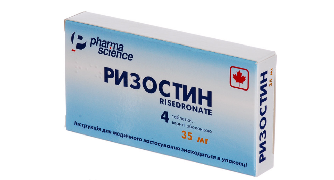 Riostin 4 tablets 35mg Risedronate Sodium Ризостин - Musculoskeletal ...